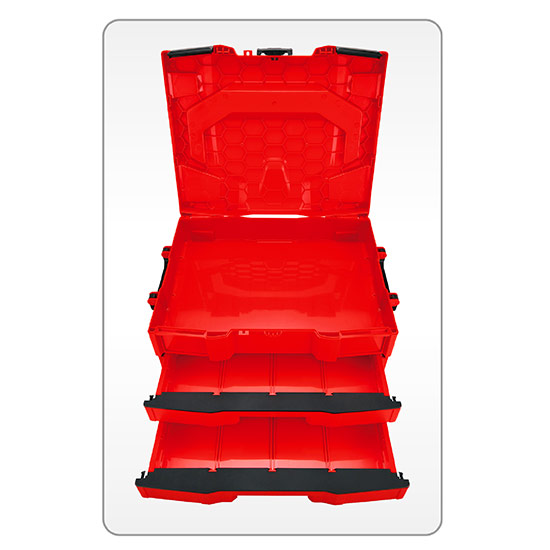 2-Drawer Interlocking Tool Box - TOPTUL The Mark of Professional Tools