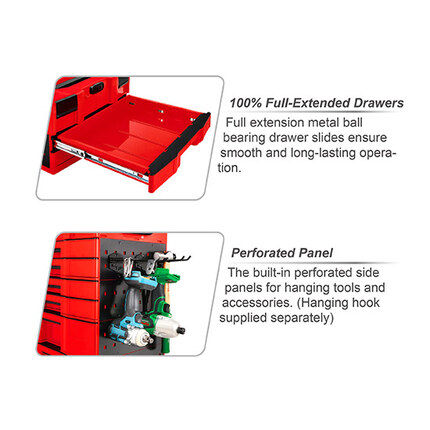 2-Drawers Case - TOPTUL The Mark of Professional Tools