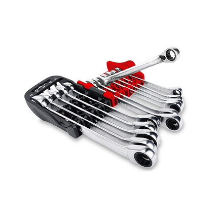Pro-Series Reversible Ratchet Combination Wrench Set - STORAGE RACK ...