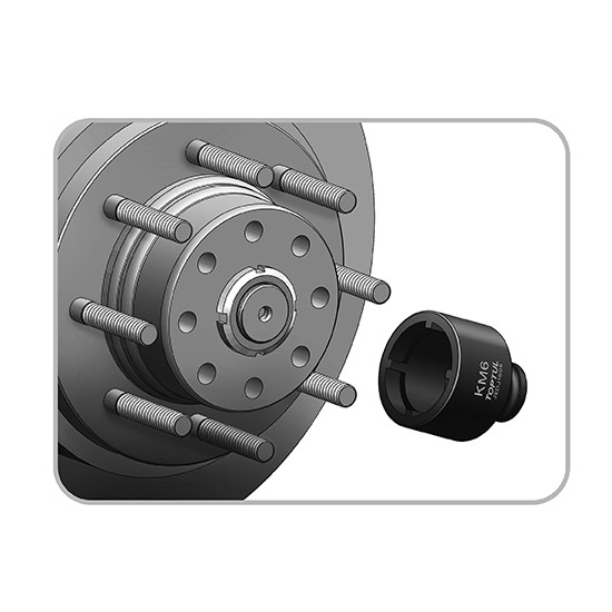 9PCS KM Lock Nut Socket Set (Internal Teeth) - TOPTUL The Mark of ...