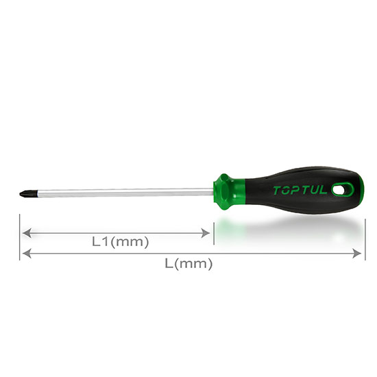 Pro-Plus Series Phillips Anti-Slip Screwdrivers - TOPTUL The Mark of ...